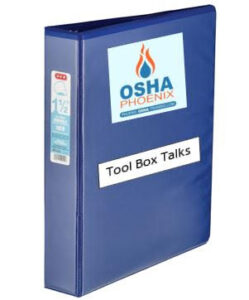 Tool Box Talk Binder - OSHA Training